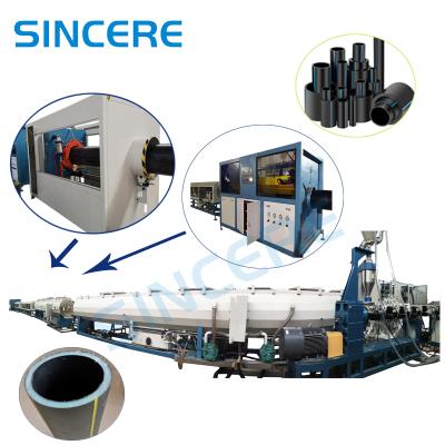 China HDPE PPR LDPE LLDPE Plastic Pipe Extrusion Line with 12 Months Guarantee Period for sale