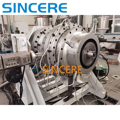 China Large Diameter HDPE Gas Water Supply Pipe Extrusion Machine for sale