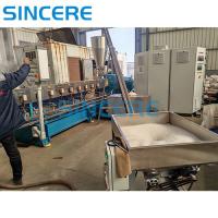China PLC Controlled Twin Screw Extruder Plastic Pelletizing Line with 100-800 kg/h Capacity for Multi-Material Recycling for sale