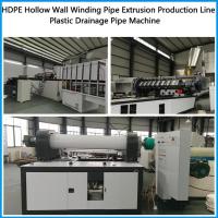China HDPE Hollow Wall Winding Pipe Extrusion Line for DN200mm-6500mm Corrosion Resistant Pipes with 50+ Year Service Life for sale