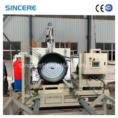 China 400mm-1200mmHollow Wall PE Spiral Pipe Extrusion Line machine for sale