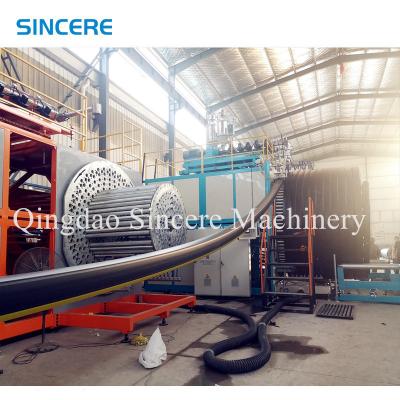 China HDPE Hollow Profile Spirally Wounded Stormwater Detention Tank Extrusion Making Machinery for sale