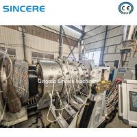 China Pipe diameter 20-1200mm Plastic Single Screw Extruder Water Pipe Extrusion Line for sale