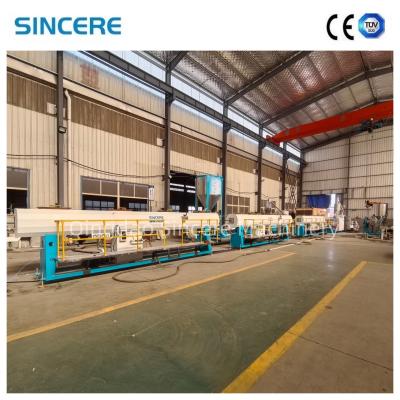 China Sewage Hollow Wall Pipes Winding Tube Pipe Extrusion Extruder Line HDPE Spiral Pipe Extrusion Line for sale