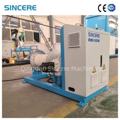 China 800mm Hollow Wall Winding Spiral Sewage Pipe Production Machinery HDPE Spiral Pipe Extrusion Line for sale