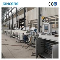 China Customized color Pipe Spiral Plastic Extruder including installed power 180600KW designed for plastic pipe extrusion performance for sale