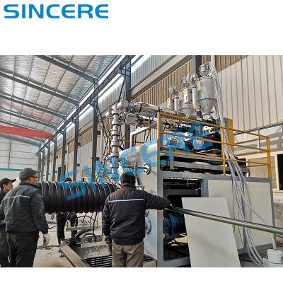 China double-walled spiral corrugated pipe machine Spiral Pipe Production Line for sale