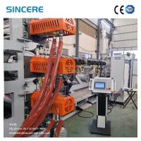 China Semi-automatic Plastic Sheet Extrusion Machine for 0.35-2mm Sheets with PP, PE, ABS Material Compatibility for sale
