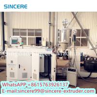 China Plastic Hollow Wall Spiral Winding Sewage Drainge Pipe Extrusion Line for sale