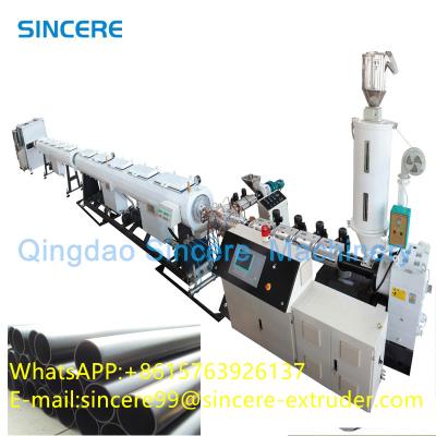 China Plastic PE HDPE Water Supply Pipe Extrusion Production Line 110-355mm for sale