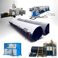 China PP/PE/HDPE plastic spiral pipe extrusion machine for sale