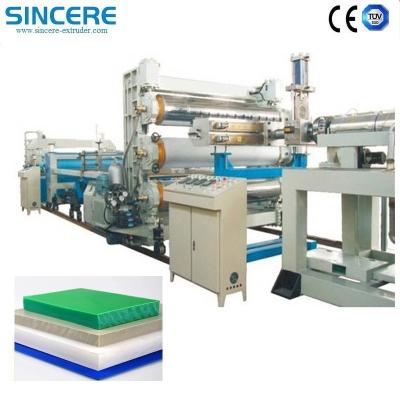 China 300-400kgh Output Capacity Plastic Sheet Extrusion Machine Plastic Cup Size Any Size You Want Power 75-110kw Performance for sale