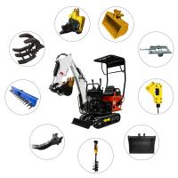 China 0.8 Ton Mini Excavator Digger 7.5KN Digging Force CE EPA Certified Custom Color for sale