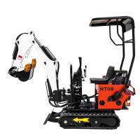 China 0.8 Ton Mini Excavator Digger 7.5KN Digging Force CE EPA Certified Custom Color for sale