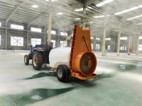 China Commercial Autonomous Orchard Sprayer 1100L Traction Air Supply Mist Sprayer for Apple Citrus for sale