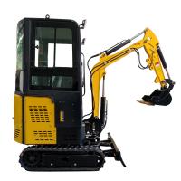 China Compact Mini Excavator 1 Ton 1000kg Crawler Digger with KOOP EURO 5 Diesel Engine for sale