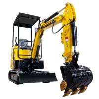 China Compact Mini Excavator 1 Ton 1000kg Crawler Digger with KOOP EURO 5 Diesel Engine for sale