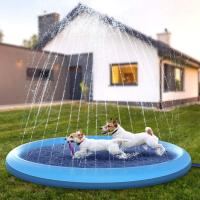 China Inflatable Pet Pool Splash Pad , PVC Water Sprinkler Pool With Spray for sale