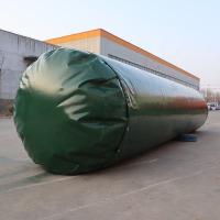 China PVC Folding Soft Flood Water Barrier 1.0m Height 10m Length Durable Flood Dam Barrier for sale