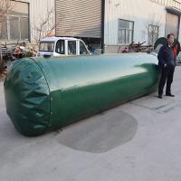 China PVC Folding Soft Flood Water Barrier 1.0m Height 10m Length Durable Flood Dam Barrier for sale