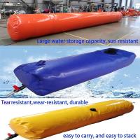 China Flexible Potable Water Storage Bladder / Soft Flood Water Barrier for sale