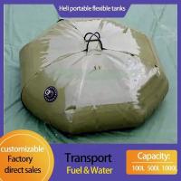 China Collapsible PVC Helicopter Water Tank 200 to 4000 Litres Flexible Fuel Storage for sale