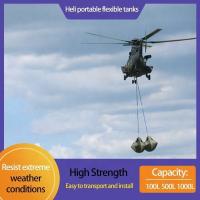 China Collapsible PVC Helicopter Water Tank 200 to 4000 Litres Flexible Fuel Storage for sale