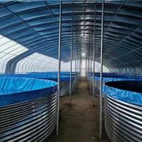 China Flexible Water Tank for Recirculating Aquaculture System Tilapia Fish Farming 3m-7m Diameter for sale