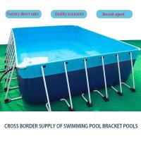 China ISO Outdoor Inflatable Swimming Pool for Adults 10ft x 6ft x 30in Large Metal Frame Ground Pool for sale