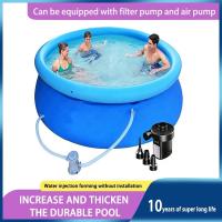China Household Large Inflatable Swimming Pool 500L PVC Large Paddling Pools for sale