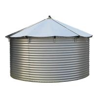 China Hot Galvanized Steel Corrugated Water Storage Tank 6.5m3 to 55m3 Fire Protection Wastewater for sale