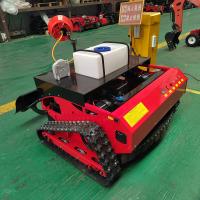 China Remote Control Lawn Mower , Robotic Lawn Mower Four Wheel Drive for sale