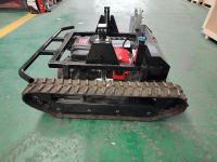 China Remote Control Robotic Lawn Mower 196cc 22hp Four Wheel Fast Weeding 7 Acres Per Hour for sale