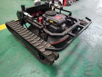 China Remote Control Robotic Lawn Mower 196cc 22hp Four Wheel Fast Weeding 7 Acres Per Hour for sale