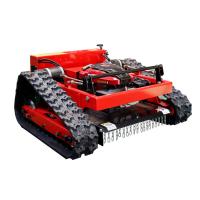 China Uncovered Crawler Lawn Mower Grass Cutting Machine / Farm Cordless Lawnmower for sale