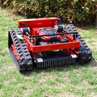 China Uncovered Crawler Lawn Mower Grass Cutting Machine / Farm Cordless Lawnmower for sale