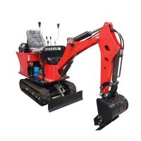 China Cheap 7.6kw Excavator Digger Mini Excavator Small Digger 0.8 Ton Kubota Engine Mini Loader Machine for sale