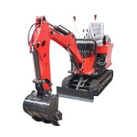 China Cheap 7.6kw Excavator Digger Mini Excavator Small Digger 0.8 Ton Kubota Engine Mini Loader Machine for sale