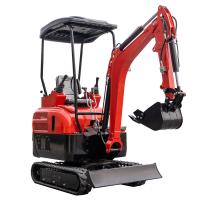 China 2.0 Ton Mini Excavator 19KW Compact Crawler Digger with 0.22m³ Bucket for Agriculture and Construction for sale