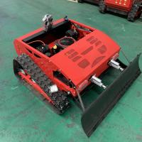 China 16HP Remote Control Crawler Petrol Lawn Mower 196CC 180mm Cutting Height for sale