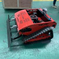 China 16HP Remote Control Crawler Petrol Lawn Mower 196CC 180mm Cutting Height for sale