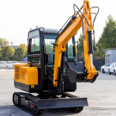 China Mini Crawler Excavator 1 Ton 3.5 Ton Small Digger with Changcai Engine CE EPA for sale