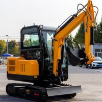 China Mini Crawler Excavator 1 Ton 3.5 Ton Small Digger with Changcai Engine CE EPA for sale