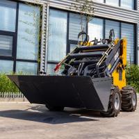 China 23HP Loader Machine Mini Skid Steer Loader Mini Tractor Backhoe Loader 380 430 And 530 for sale