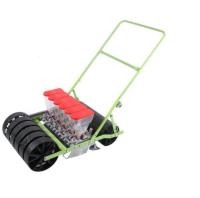 China Hand Propelled Agriculture Equipment Vegetable Seeder Machine 4 Row Seed Depth Adjustable for sale