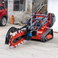 China 450KG Lifting Mini Loader Machine 25HP 23HP Rubber Tracked Skid Steer Loader for sale