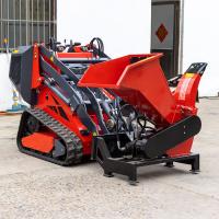 China 450KG Lifting Mini Loader Machine 25HP 23HP Rubber Tracked Skid Steer Loader for sale