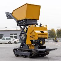China Mini Loader Dumper Truck 500kg 1000kg Rubber Track Lifting Platform Machine for sale