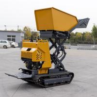 China Mini Loader Dumper Truck 500kg 1000kg Rubber Track Lifting Platform Machine for sale