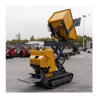 China Mini Loader Dumper Truck 500kg 1000kg Rubber Track Lifting Platform Machine for sale